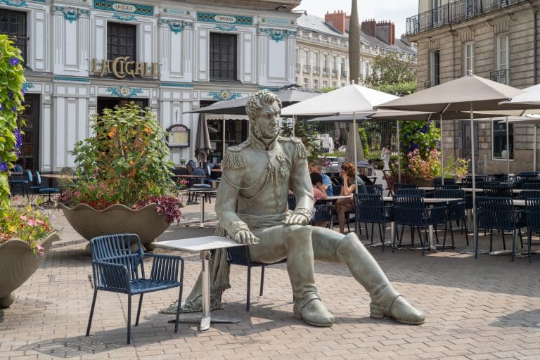 O. Texier, La statue du général Cambronne, Nantes 2023 | Le Voyage à Nantes